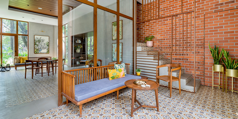 This clubhouse in Pune designed by The Arch Studio celebrates biophilia ...