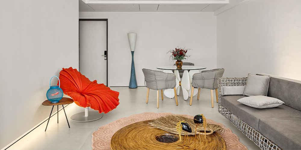 Colab Company creates an ashram inside this holiday home in Mumbai