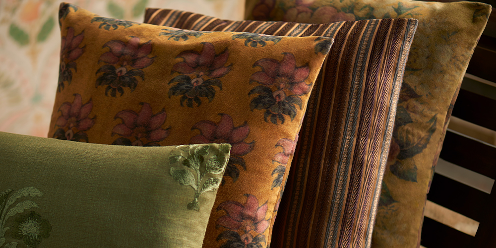 Seize a feeling of longing through the furnishing fabrics collection ...