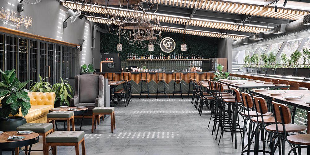 Gawky Goose pub in Bengaluru designed by Balan + Nambisan Architects