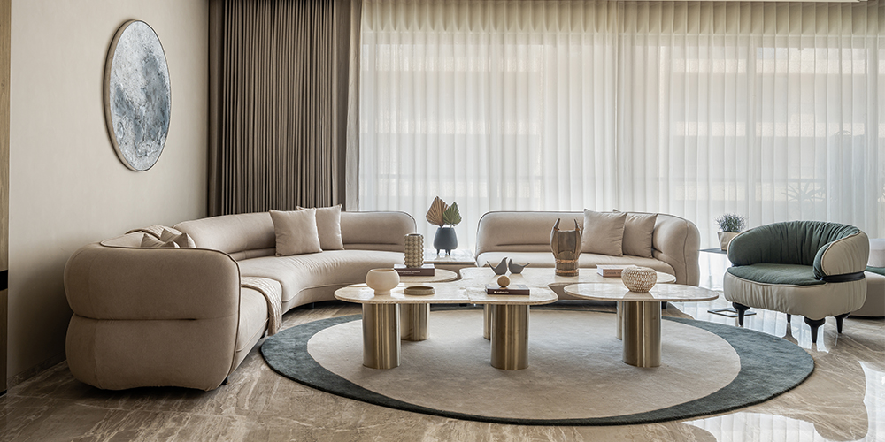 Curves and contours! This Gujarat home by Vani Bhutani Designs embraces ...