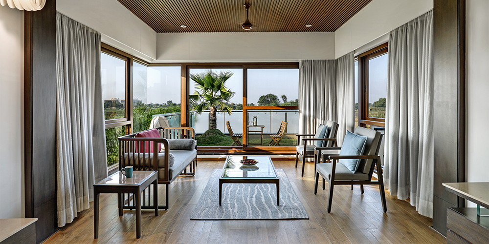 Manish Kumat has chosen to harness nature at this home in Indore