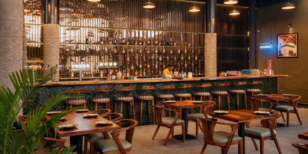 New bar Pincode 24 in Bengaluru by Roar Design Studio