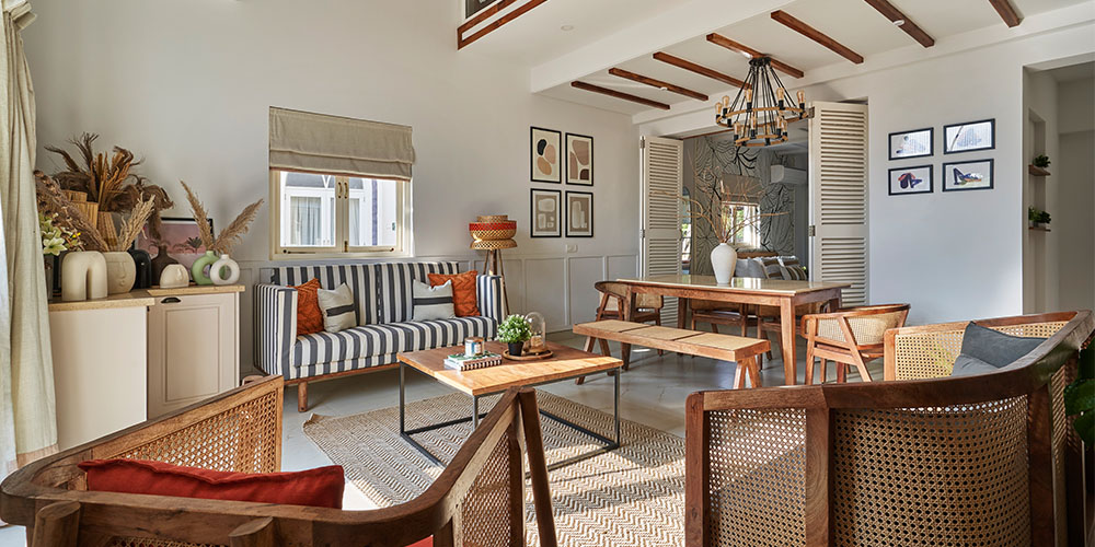 Scandinavian accents inspire a holiday home in Siolim by Studio Tilt Goa