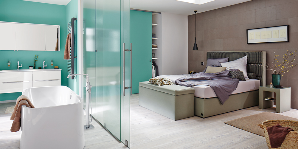 Add colours inside your homes with Saint Gobain glass