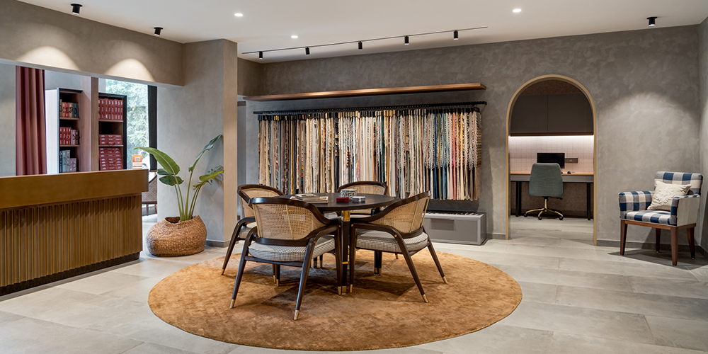 The retail space designed by Studio GSA Architects oozes comforts of home