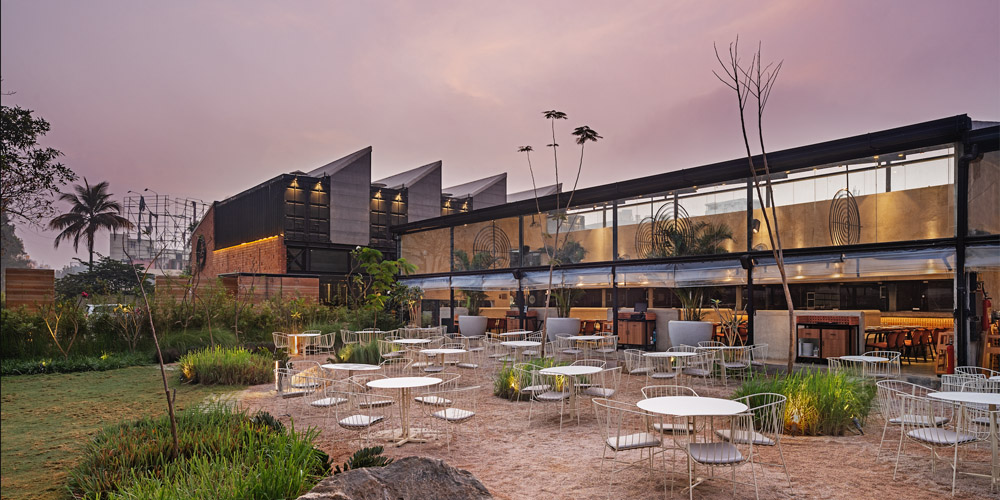 The microbrewery URU looks at home in the environs of a Bengaluru park