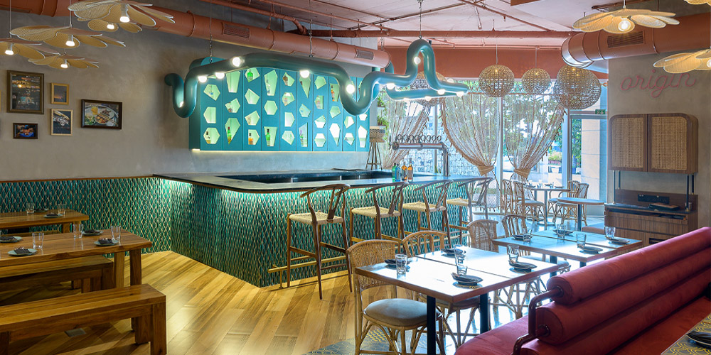 Vietnames restaurant Nho Saigon in BKC Mumbai by MuseLab x Jetsons
