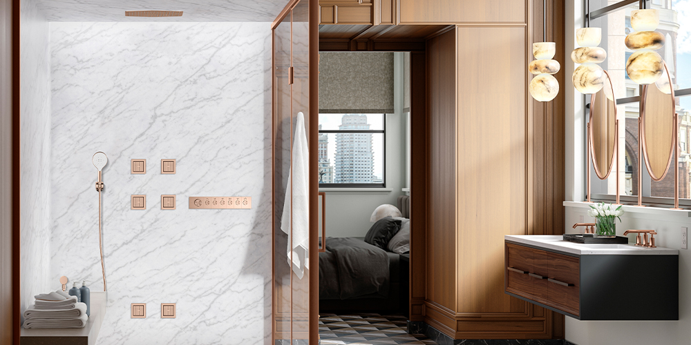 Anthem valves and controls from Kohler are intuitive and easy to use