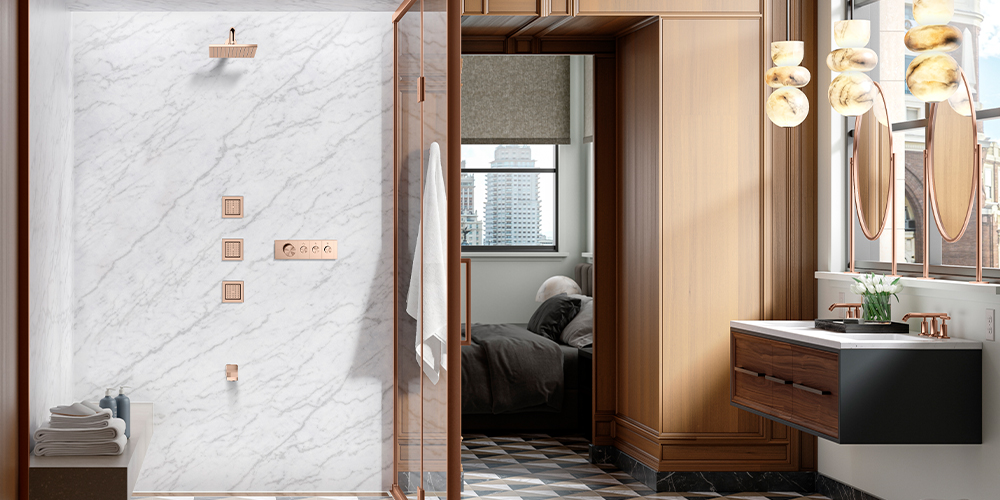 Anthem valves and controls from Kohler are intuitive and easy to use