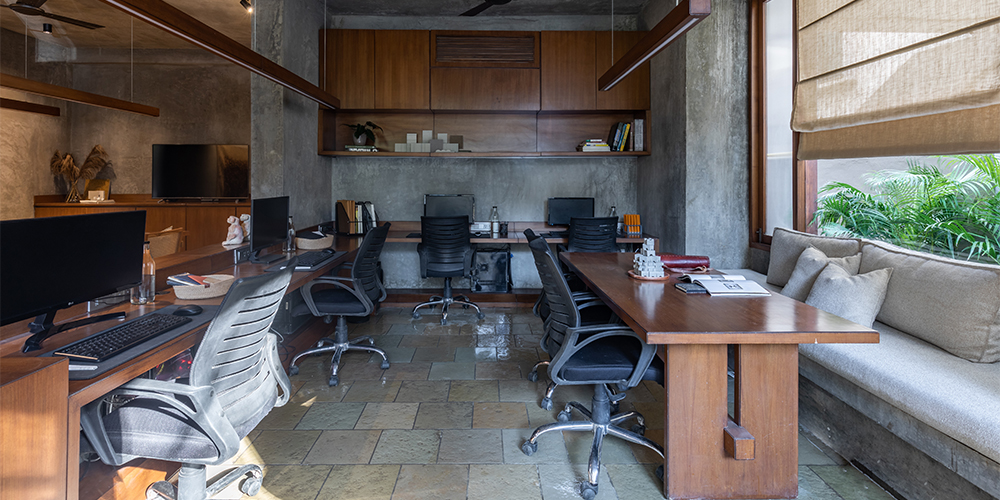 Studio33 Architects bring timeless materials in their workspace in Indore