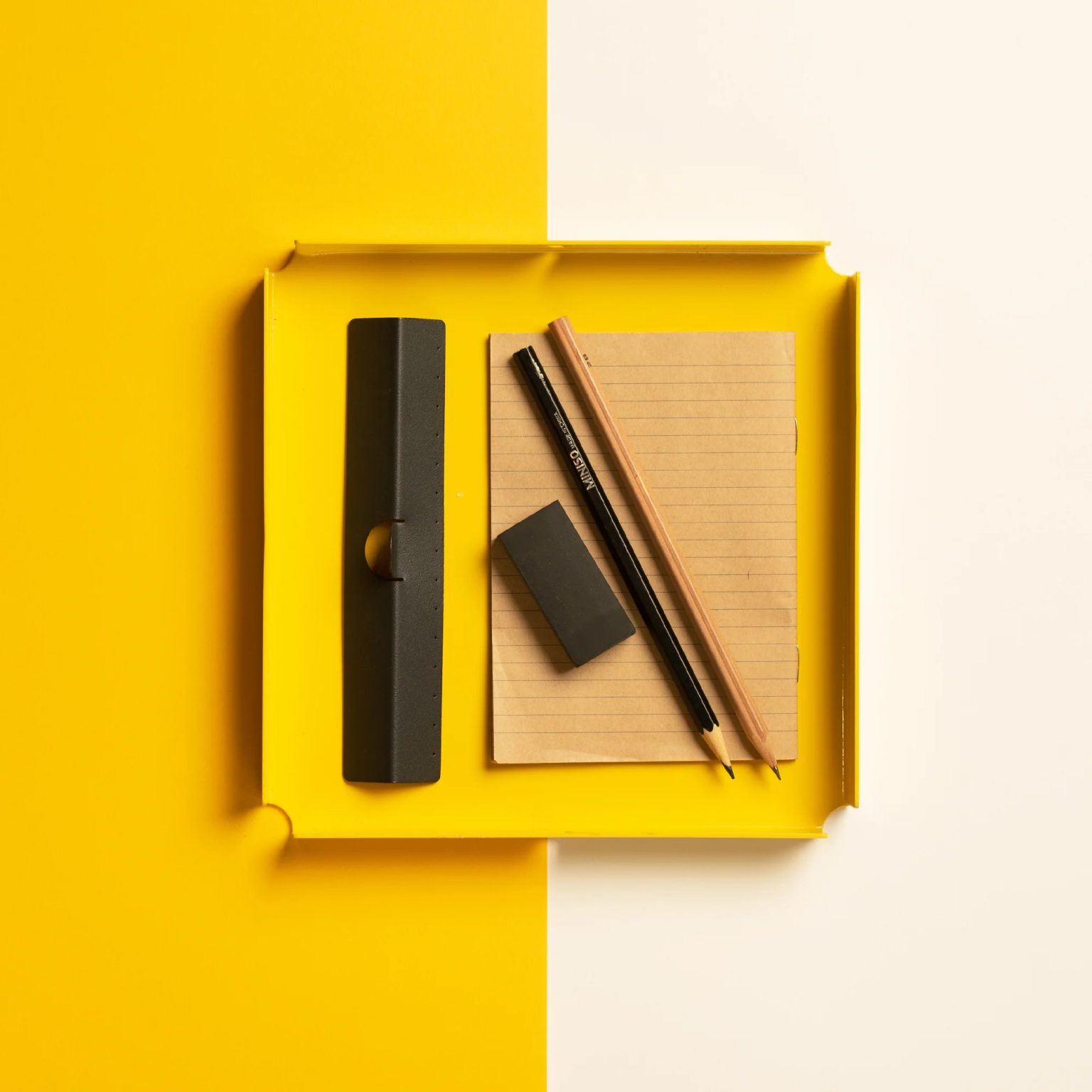 Yellow Trays - Elle Decor