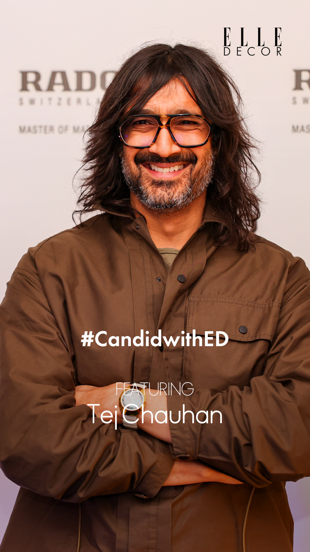 Candid with Tej Chauhan - Elle Decor
