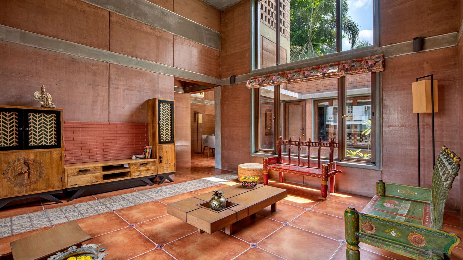 Architecture of restraint: A sustainable brick home in Anand
