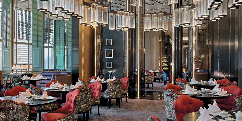 Four Seasons Kuala Lumpur's restaurant Yun House is floral and sensorial